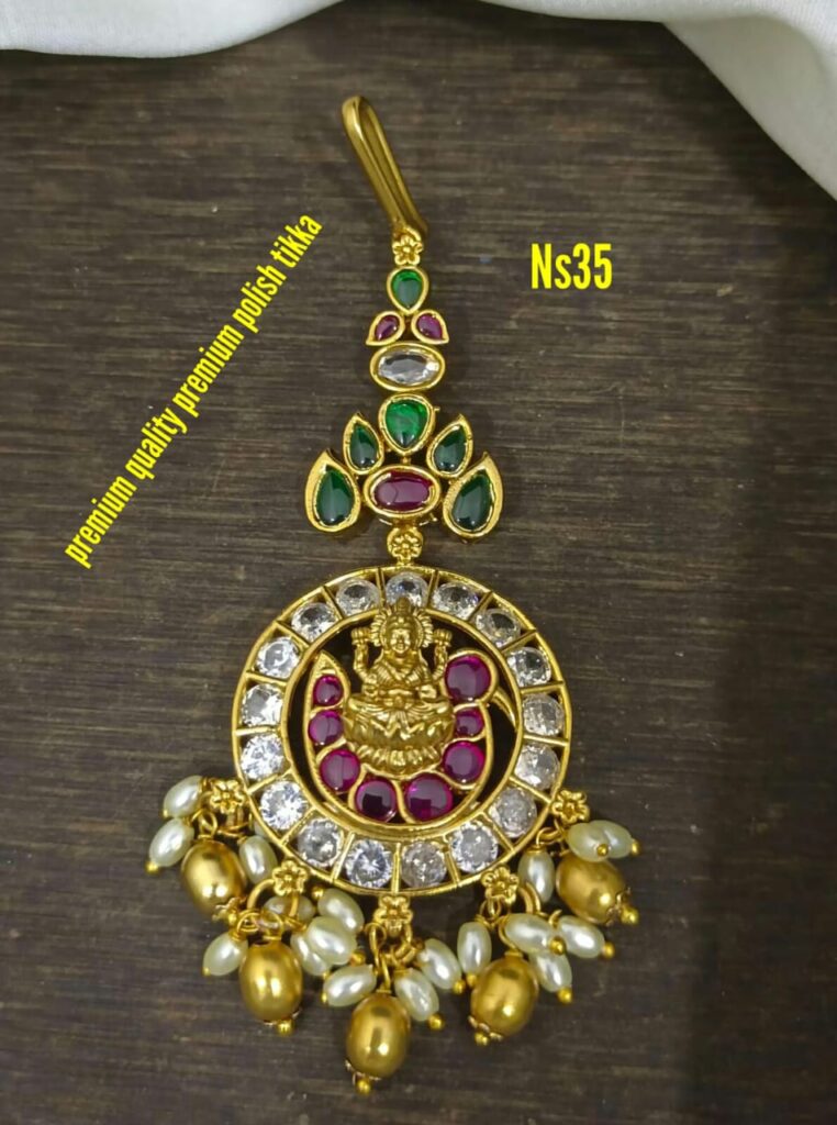 Maang Tika For Women | Urvaa | One Gram Gold Maang Tika For Women Jewellery