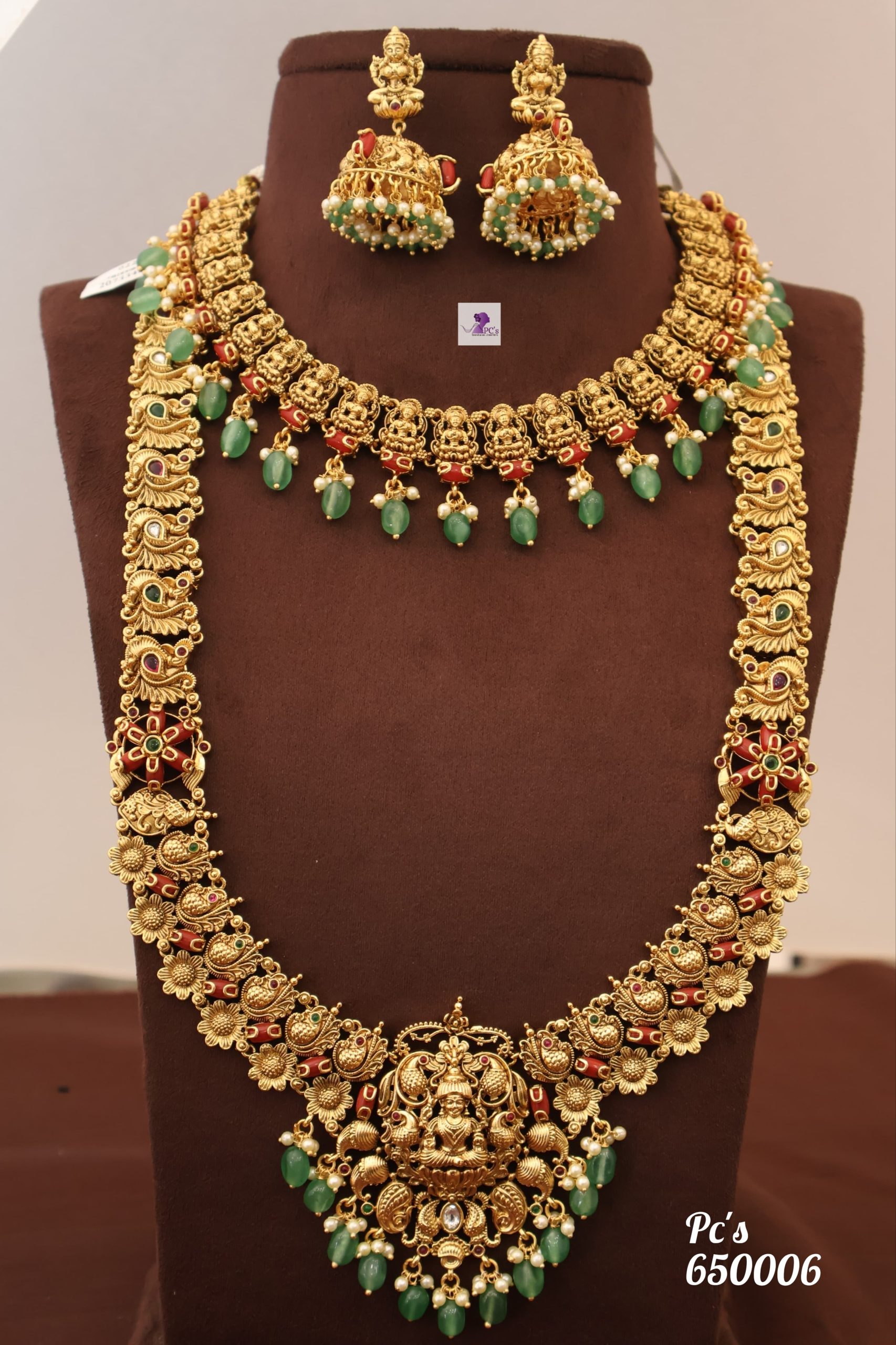 Bridal jewellery Sets In Gold Look Finishing | Urvaa | One Gram Gold ...